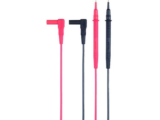 【商品説明】●三和電気製テスター用テストリードです。●赤・黒1本ずつのセットです。●全長1．1m●10A対応●ピン先18mm【仕様】●型番：TL-23A●入数：1組●長さ（m）：1．1　●適合機種：PC720M／PC710／PC700／RD...