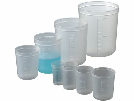 【商品説明】●成型時に離型剤を使用しておりませんので検査、混合、反応、分析などに適しています。【仕様】●型番：20−4215−06●入数：250個●容量（ml）：500　●目盛間隔（ml）：50　●外径（mm）：100　●上径×下径×高さ（...