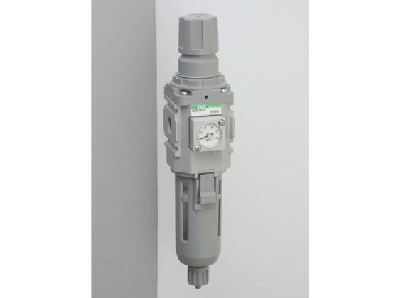 【仕様】●型番：W2000-10-W-F1●ろ過精度（μm）：5　●使用圧力（MPa）：1　●処理空気流量（［［M3］］／min）：2．0　●設定圧力（MPa）：0．05〜0．85　●接続口径：Rc3／8　●全長（mm）：233．5　●使用...