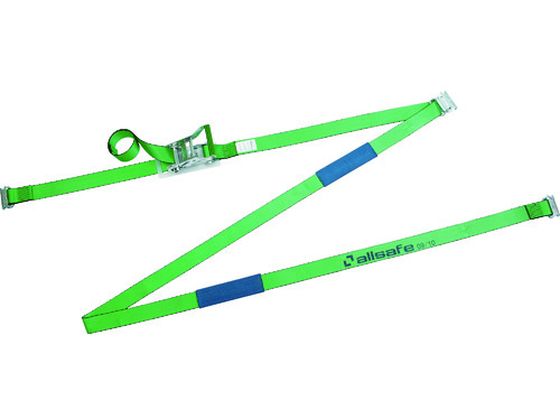 【商品説明】●ラチェット式により簡単な操作で確実な荷締め作業ができるベルトです。●バックルが壁側にあるので荷物の傷、破損を防ぎます。●トラック長手方向にスペースがない場合に便利です。●Tワンピース仕様により、トラックレールへの負担を軽減しま...