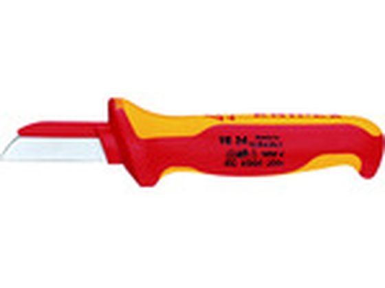 【仕様】●型番：9854●刃長（mm）：50●全長（mm）：190●1000V絶縁仕様●DINEN／IEC60900基準適合品●半透明キャップ付●ブレード：オイル焼き入れ焼き戻し処理済鋼【備考】※メーカーの都合により、パッケージ・仕様等は予...