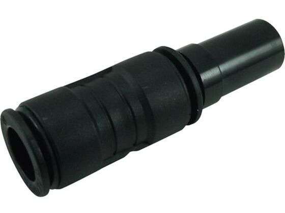 【仕様】●型番：FR10-12RC●ジョイント径E（mm）：12　●適合チューブ内径D（mm）：10　●使用圧力：1MPa（空気）、0．3MPa（水）　●使用流体：空気、水●流体温度：−5〜60℃（空気）、5〜40℃（水）●本体：難燃性ポリ...