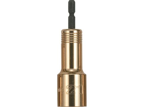 【仕様】●型番：TSK-SD21-6K●タイプ：6角●軸寸法（mm）：6．35●全長（mm）：99●対辺寸法（mm）：21●深さ（mm）：56●18Vインパクト対応●クロムバナジウム鋼（Cr−V）●本製品には通電性があります。●感電に注意し...