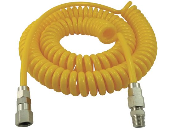 【仕様】●型番：WL808Y●コイル径（mm）：30　●外径（mm）：8　●使用範囲（m）：4．75　●色：黄　●全長（mm）：1280　●内径（mm）：5　●ホース内径×外径（mm）：5×8　●コイル長（mm）：880　●使用流体：空気　...