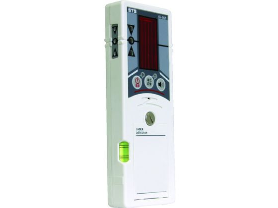 【商品説明】●赤色レーザー墨出器専用受光器で、検出距離は最大約50メートルです。●胸ポケットにポンと入る19mmの薄さです。●正面・側面・裏面トリプル表示およびブザー音付です。●電池残量警告（メインランプ点滅）付です。●精度・サイズ共に世界...