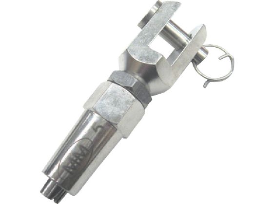 【商品説明】●ワイヤを現場で取付できます。【仕様】●型番：B-2421●D（mm）：8 ●W（mm）：21 ●H（mm）：11．2 ●（L）（mm）：79 ●適用ワイヤー径（mm）：5 ●d（mm）：10．3 ●L2（mm）：34 ●L3（...