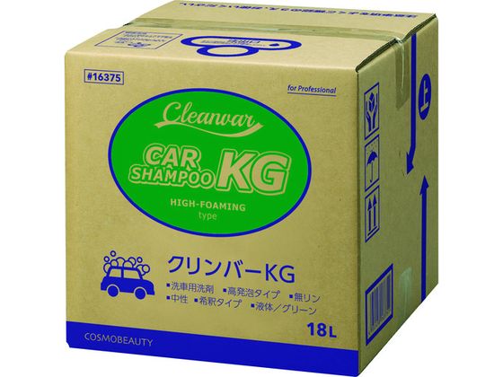 【商品説明】●手洗洗車にも、高圧洗浄機用としても使えるオールカラー対応の高発泡性カーシャンプーです。●豊かな泡立ちとすばらしい洗浄力。希釈して使える濃縮タイプです。【仕様】●型番：16375●容量（L）：18●希釈倍率●10〜20倍希釈●塗...
