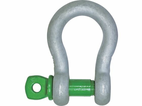 【商品説明】●溶融亜鉛メッキを施した軽量でコンパクトなシャックルです。●ワイヤロープを2本掛けした時の取りあいで、ワイヤ同士が重なりにくいO字形状をしています。【仕様】●型番：GPB-1.5T●基本使用荷重（t）：1．5　●寸法（mm）B：...