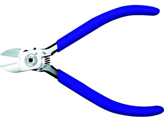 【商品説明】●より線を残さずきれいに切れます。【仕様】●型番：MN-115●全長（mm）：117●切断能力（mm）銅線：φ2．0●切断能力（mm）軟鉄線：φ1．2●セミフラッシュ刃●ばね付●mini‐toolsミニニッパー●機械構造用炭素鋼...