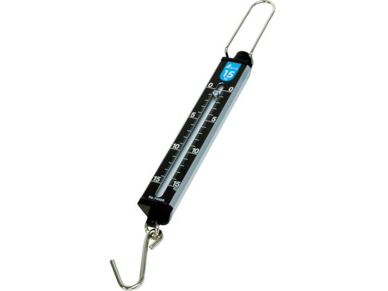 【商品説明】●0点調整機構付です。●読み取り易い、平面目盛板です。【仕様】●型番：74499●秤量（kg）：15　●最小表示（g）：200　●幅（mm）：30　●奥行（mm）：25　●高さ（mm）：290●検定：対象外　●ばね式　●目盛の数...