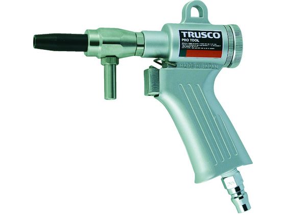 【商品説明】●圧縮空気を利用して、ガラスビーズ・砂・液体等の噴射ができるために、さび落とし・塗装ハガシ・金属・ガラス・プラスチック等の表面処理・バリ取り作業等を行うことができます。【仕様】●型番：MAB-11-6●吸気外径（mm）：9●排気...