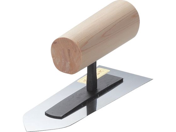 【商品説明】●ステンレス（SUS420J2）のためサビず、薄く、経済的で作業性に優れます。●板厚0．3mmです。【仕様】●型番：SSB-120●コテ長さ（mm）：120　●元幅（mm）：45　●先幅（mm）：35●コテ部：SUS420J2【...