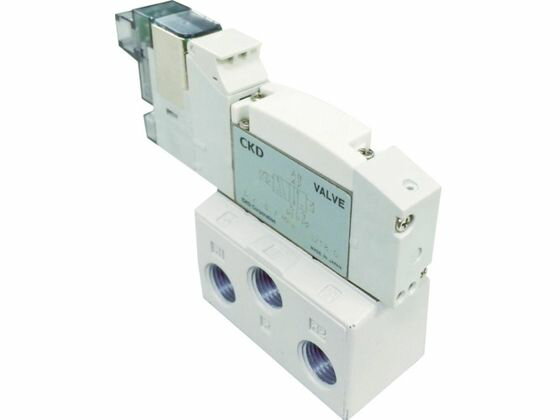 【商品説明】●空気圧回路で空気シリンダ、その他アクチュエータへ供給する空気圧の方向（流路）の切り替えを行う●シングルソレノイドタイプの5ポート弁です。●サブプレートタイプです。【仕様】●型番：4GB310R-10-3●音速コンダクタンス（C...