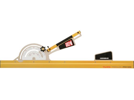 【商品説明】●設定角度がずれず、締付けやすい超薄型・風車形状つまみです。●高剛性アルミパイプ材を両面付き当て部に採用しています。●リーチを伸ばした、丸ノコ用角度切り定規です。【仕様】●型番：FG-P600●全長（mm）：870　●幅（mm）...