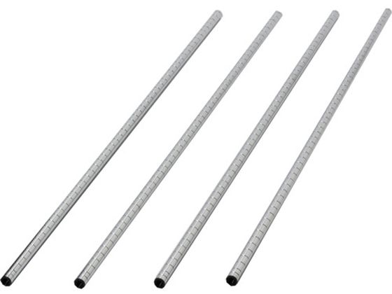 【仕様】●型番：PEW-15H-M16SET●入数：4本●厚さ（mm）：1．2　●支柱径×長さ（mm）：25．4×1371●適合支柱径（mm）：25．4●スチール：ユニクロメッキ●支柱キャップ4個【備考】※メーカーの都合により、パッケージ・...