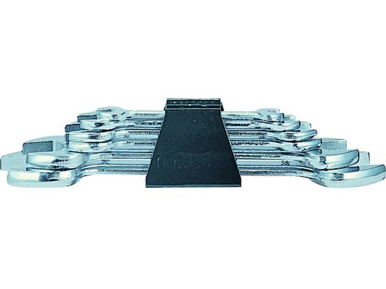 【仕様】●型番：W-521●入数：1S●セット内容（mm）：5．5×7、8×10、11×13、12×14、17×19、22×24●セット内容（点）：6●セット入数（丁）：6●炭素鋼●表面処理：クロムメッキ●収納ホルダ【備考】※メーカーの都合...