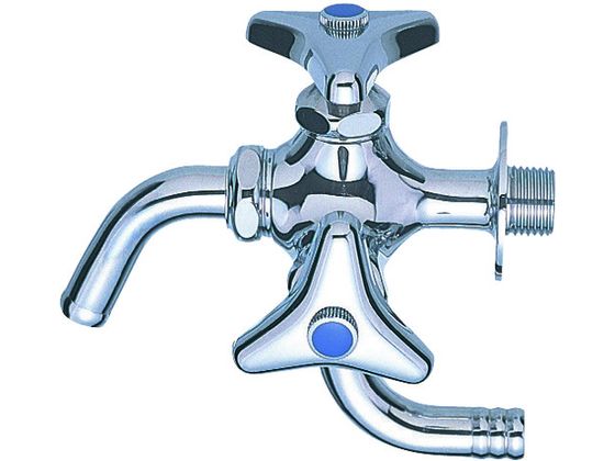 【仕様】●型番：F12A-13●呼び径（mm）：13（PJ1／2）　●奥行（mm）：120　●高さ（mm）：58●二口タイプ●青銅【備考】※メーカーの都合により、パッケージ・仕様等は予告なく変更になる場合がございます。【検索用キーワード】S...