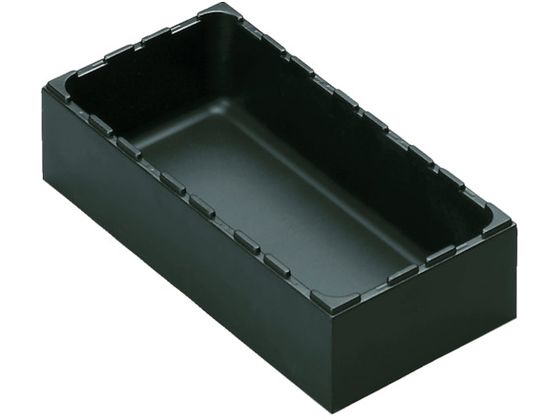 【商品説明】●汎用性のあるタイプです。●パーツ、部品の収納、保管に最適です。●ボックスの突起により積み重ね可能です。●組み合わせは自由自在です。【仕様】●型番：AQ-0106●色：黒●外形寸法（mm）間口：96●外形寸法（mm）奥行：192...