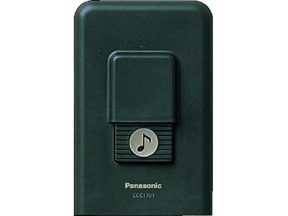 【商品説明】●ワイヤレスコール用発信器です。●防雨仕様となっております。●玄関や勝手口へのチャイムの増設に利用できます。【仕様】●型番：ECE1701P●幅（mm）：77．6　●奥行（mm）：26　●高さ（mm）：120．6　●品名：チャイ...