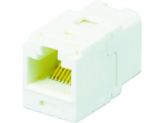 【商品説明】●RJ45のプラグが前後に挿入可能なので、LANケーブルの延長が可能です。【仕様】●型番：CC6X88IW●色：オフホワイト　●幅（mm）：15．86　●奥行（mm）：27．62　●高さ（mm）：18．07　●使用温度範囲（℃）...