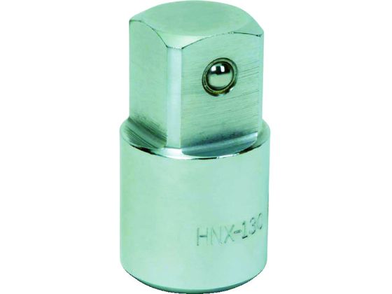 【商品説明】●各サイズに変更できお手持ちの工具を有効に使用できます。●クロームメッキ仕上げで錆や汚れから守ります。【仕様】●型番：JHWHNX-130●差込角凹（mm）：19．0●差込角凸（mm）：25．4●全長（mm）：76●特殊工具鋼【...