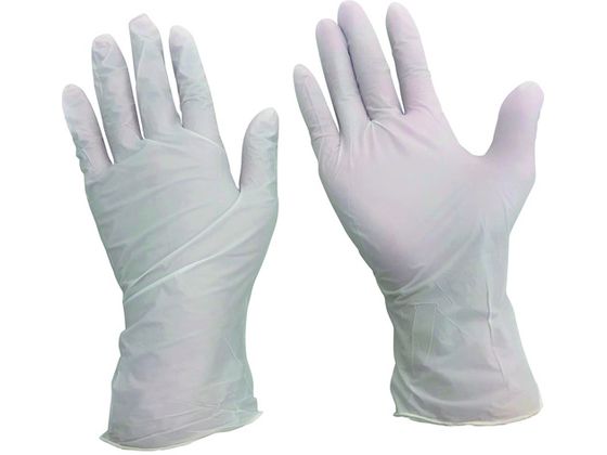 【仕様】●型番：NBR0270PF-WB L●入数：250枚●色：ホワイト ●サイズ：L ●厚さ（mm）：0．06 ●全長（cm）：23．0 ●手のひら周り（cm）：21．0 ●中指長さ（cm）：8．1 ●粉（あり・なし）：なし ●エンボス...