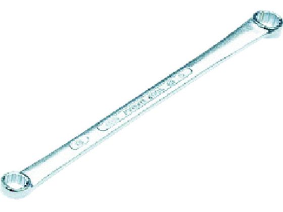 【商品説明】●オフセットが15°で、ロングタイプのめがねレンチです。【仕様】●型番：M151-12X14●全長（mm）：220●対辺寸法（mm）：12×14●合金工具鋼●表面処理：クロムメッキ【備考】※メーカーの都合により、パッケージ・仕様...