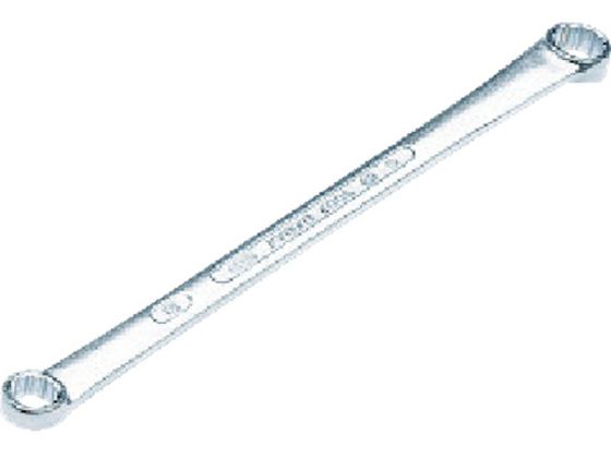 【商品説明】●オフセットが15°で、ロングタイプのめがねレンチです。【仕様】●型番：M151-14X17●全長（mm）：245●対辺寸法（mm）：14×17●合金工具鋼●表面処理：クロムメッキ【備考】※メーカーの都合により、パッケージ・仕様...