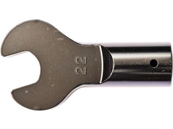 【仕様】●型番：25SCK22●有効長（mm）：45　●適用トルクレンチ：N6〜N25LCK、N6〜N25SPCK、DT−CN500REV、DTCN10REV、N25FCK、N6〜N25GCK　●許容トルク（N・m）：25　●二面寸法（mm...