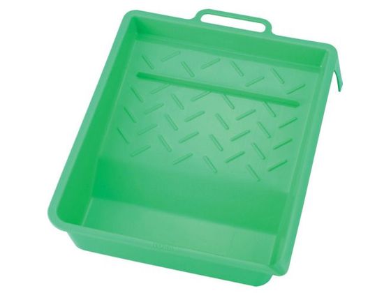 【商品説明】●PP製のローラー皿で一般的によく使用されています。●誰にでも使いやすい塗料皿です。【仕様】●型番：TPT225●適合ローラー（インチ）：9まで　●長さ（mm）：410　●幅（mm）：295　●高さ（mm）：75●175・225...