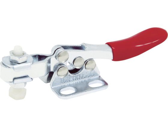 【仕様】●型番：ISK-HH2500●全長（mm）：77．8●締付力（kN）：0．27●付属ボルト径：M4×20（ナイロンボルト）●クランプアーム移動角度（°）：80●ハンドル操作角度（°）：80●奥行（mm）：300●耐荷重（t）：4●間...