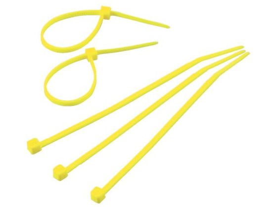 【商品説明】●主に屋内での結束に適した汎用性の高いカラータイプです。●電線の被覆色に合わせた色を使用することで束線を目立たなくきれいに束ねることができます。●ケーブルの種類によって色分けして結束するとひと目で識別できて便利です。【仕様】●型...