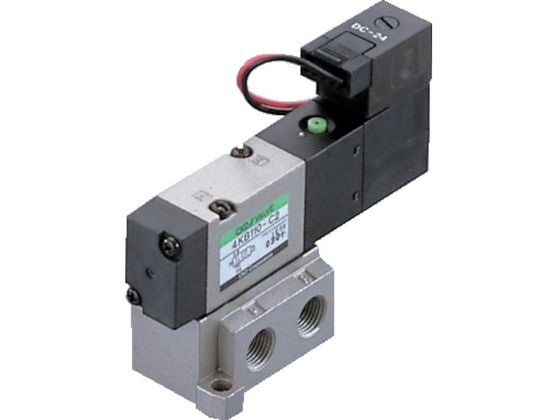 【仕様】●型番：4KB210-06-AC100V●有効断面積（［［MM2］］）：14　●接続口径：Rc1／8　●電源（V）：AC100　●使用流体：空気　●音速コンダクタンス（C［dm［［の3乗］］／（S・bar）］）：2．70●流体温度：...