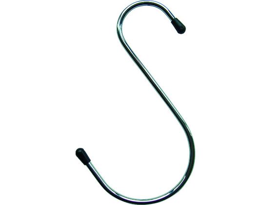 【商品説明】●ベーシックで安価なスチール製のSフックです。【仕様】●型番：A-83●D（mm）：5 ●L（mm）：175 ●S（mm）：42／77 ●使用荷重（kN）：0．05●スチール（SWRM） ●表面処理：クロームメッキ仕上げ【備考】...