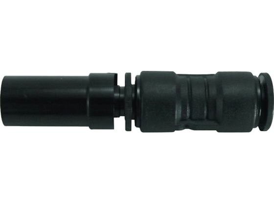 【仕様】●型番：FR6-10RC●ジョイント径E（mm）：10　●適合チューブ内径D（mm）：6　●使用圧力：1MPa（空気）、0．3MPa（水）　●使用流体：空気、水●流体温度：−5〜60℃（空気）、5〜40℃（水）●本体：難燃性ポリブチ...