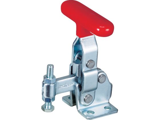 【仕様】●型番：STDP40F●全長（mm）：89●締付力（kN）：1●付属ボルト径：M6×40●クランプアーム移動角度（°）：95●ハンドル操作角度（°）：65●下方押え型●垂直ハンドル●フランジベース●ステンレス（SUS304）●クラン...