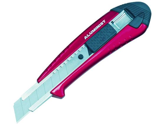 【商品説明】●オートロック式（ロック力25キロ）です。●ボディ内に2枚の替刃を内蔵できます。●重厚感があり、使い込むほどに味が出る、アルミダイカストボディーです。●刃折り器（スナッパー）付です。【仕様】●型番：AC-L500R●全長（mm）...