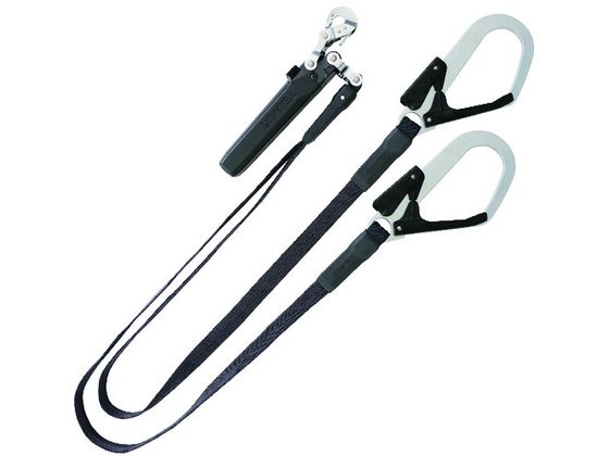【商品説明】●フルハーネス型用 タイプ1です。●「墜落制止用器具の規格」適合品です。●上出しダブルL1ランヤードです。●ショックアブゾーバがブラブラしない固定ベルト付きです。●丈夫でしなやかな平ロープです。【仕様】●型番：A1FR150-W...