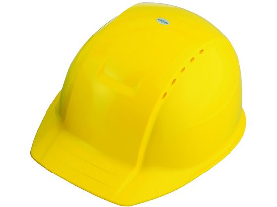 【商品説明】●超軽量通気孔付きヘルメットです。●ほこりが付きにくい帯電防止処理を施しています。【仕様】●型番：NO.360F-LY●頭囲（cm）：53〜61 ●帽体色：うす黄 ●衝撃吸収ライナー：あり ●通気孔：あり●完成品 ●内装およびア...