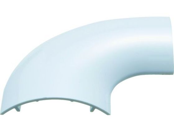 【商品説明】●床用モールのカーブ型連結パーツです。●はめやすく取り付けが簡単です。【仕様】●型番：TRD50U-W●適用ケーブル：VVF2．0×3C×1条　●幅（mm）：50　●厚さ（mm）：11　●長さ（mm）：86．6●ABS樹脂【備考...