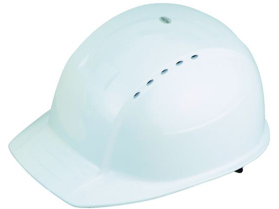 【商品説明】●超軽量通気孔付きヘルメットです。●ほこりが付きにくい帯電防止処理を施しています。【仕様】●型番：NO.360F-WH●頭囲（cm）：53〜61 ●帽体色：白 ●衝撃吸収ライナー：あり ●通気孔：あり●完成品 ●内装およびアゴヒ...