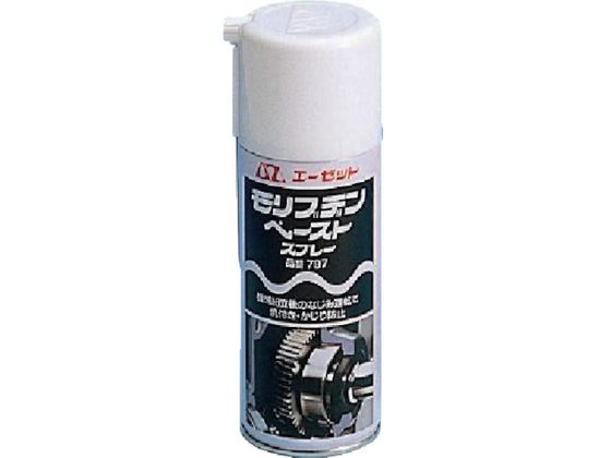 【商品説明】●二硫化モリブデンをペースト状に練り上げスプレー加工した製品です。●金属表面のわずかなくぼみに蓄積され、荷重に耐えます。【仕様】●型番：797●色：濃灰色 ●容量（ml）：300●使用温度範囲：常温 ●エアーゾール ●グリスタイ...