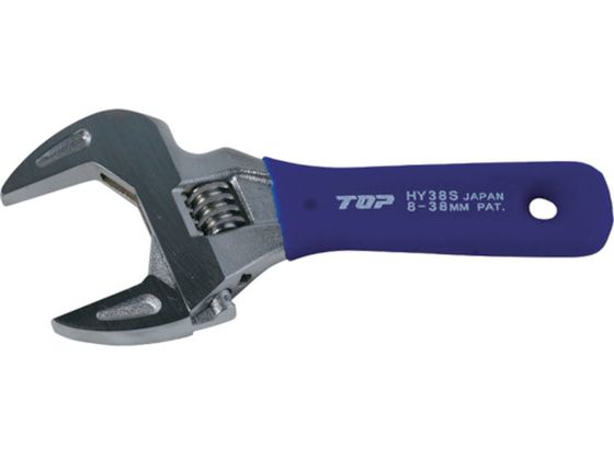 【仕様】●型番：HY-38S●全長（mm）：157●口開き（mm）：8〜38●クロムバナジウム鋼●表面処理：ニッケルクロムメッキ●コンパクトさを追求しており、口が最後まで閉じません。【備考】※メーカーの都合により、パッケージ・仕様等は予告な...
