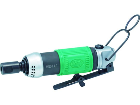 【商品説明】●小型・軽量です。●側方排気で粉じんが飛散しません。●始動スイッチはレバータイプです。●3mmと6mmコレットを標準装備しています。【仕様】●型番：KG-11●チャック内径（mm）：3・6●全長（mm）：166●無負荷回転数（m...