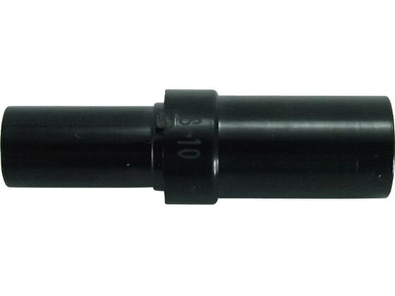 【仕様】●型番：FR8-10J●ジョイント径E1（mm）：8　●ジョイント径E2（mm）：10　●使用圧力：1MPa（空気）、0．3MPa（水）　●使用流体：空気、水●流体温度：−5〜60℃（空気）、5〜40℃（水）●本体：難燃性ポリブチレ...