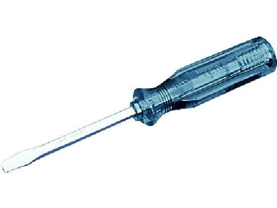 【仕様】●型番：KMD-075●刃先：［［−］］0．6×4．9●軸長（mm）：75●全長（mm）：150●貫通タイプ●先端：マグネット入り●軸：構造用鋼、グリップ：樹脂●プラスチック柄は絶縁のためのものではありません。電気の流れているものに...