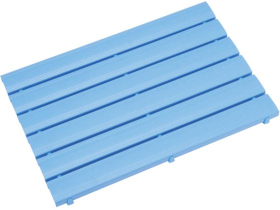 【商品説明】●幅広く使用可能な樹脂スノコです。【仕様】●型番：430-0360●色：ブルー　●幅（mm）：600　●長さ（mm）：1050　●厚さ（mm）：49●スノコ材：硬質塩化ビニール　●シングルスペーサー：ポリプロピレン（PP）　●ダ...