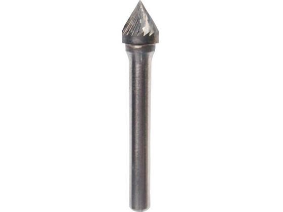 【仕様】●型番：TCBT2940D●形状：円錐60°（ダブルdカット）●軸径（mm）：6●刃径（mm）：10●全長（mm）：55●刃長（mm）：8●最高使用回転数（rpm）：40000●軸長（mm）：47●タイプ：ロー付●使用工具：軸付きグ...