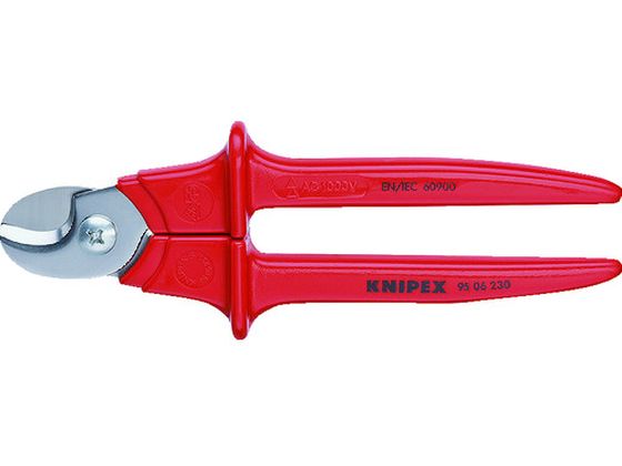 【仕様】●型番：9506-230●切断能力：単線16mm／より線70mm［［の2乗］］●全長（mm）：230●切断能力AWG：1／0●切断能力銅・アルミケーブル：50mm2●切断能力（［［MM2］］）VCT線：16●1000V絶縁仕様●銅／...