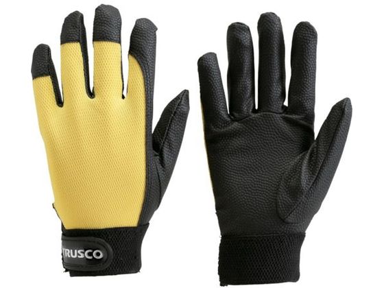 【商品説明】●革より柔らかい新素材を使用しています。●柔軟性・通気性・透湿性に優れ、耐久性にも優れています。●エンボス加工を施し、グリップ性能に優れています。【仕様】●型番：TPUG-Y-LL●色：イエロー ●サイズ：LL ●厚さ（mm）：...